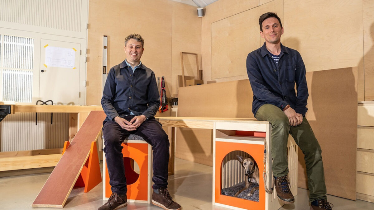 The Agility Desk is also a Cozy Home for Your Dog