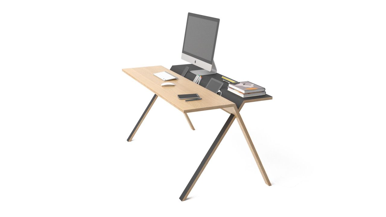 Backup Desk by Deniz Aktay Offers Clutter-Free Workspace