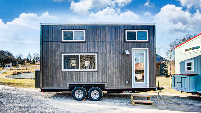Buxton Tiny House is 20 ft Poplar & Steel Clad Abode for Four