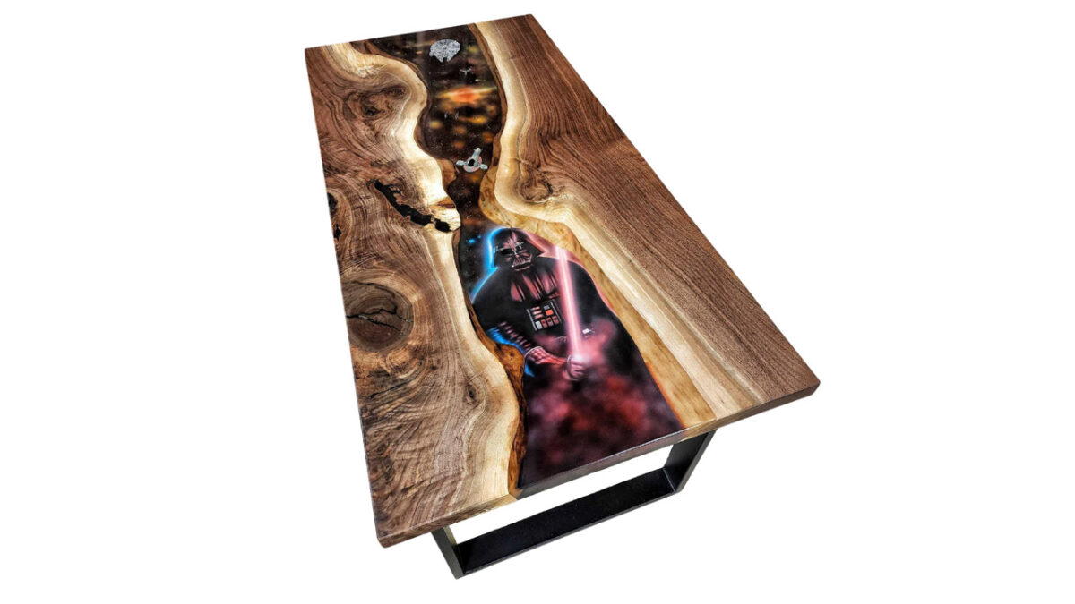 Star Wars Dining Table Immortalizes Epic Battle Scene in Resin