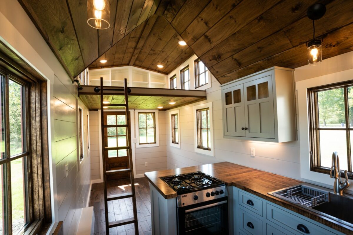 Denali XL Family Tiny Home With Folding Porch and Bathtub