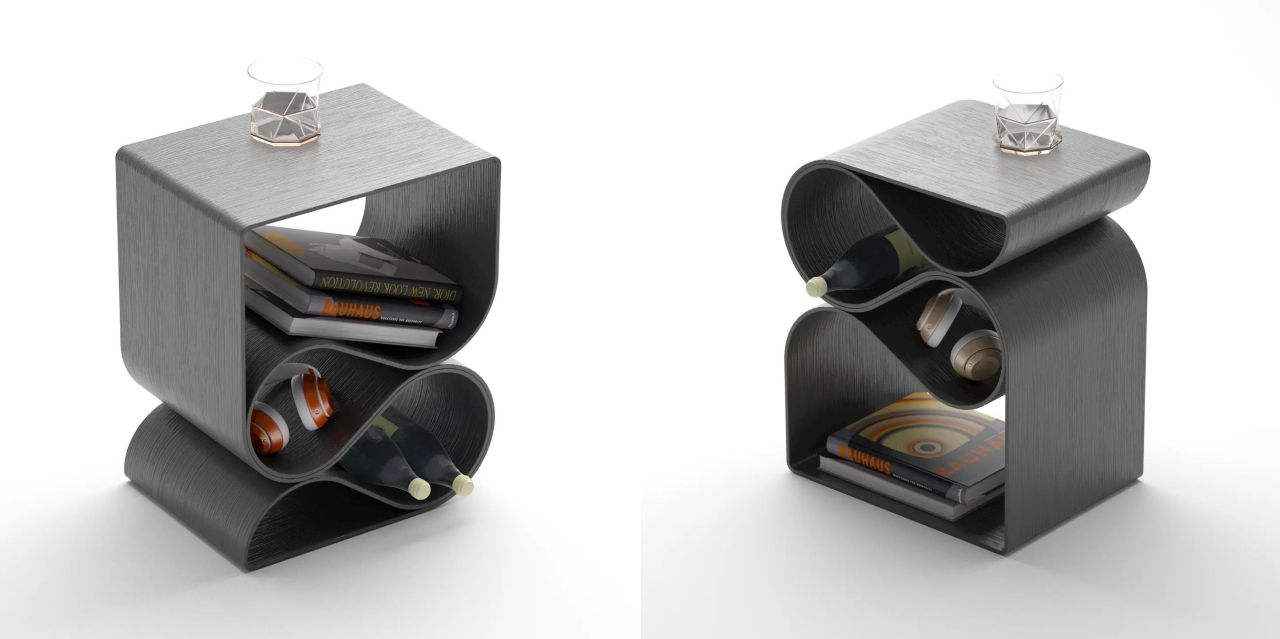 Drop Side Table by Deniz Aktay Adds Functionality to Your Interiors