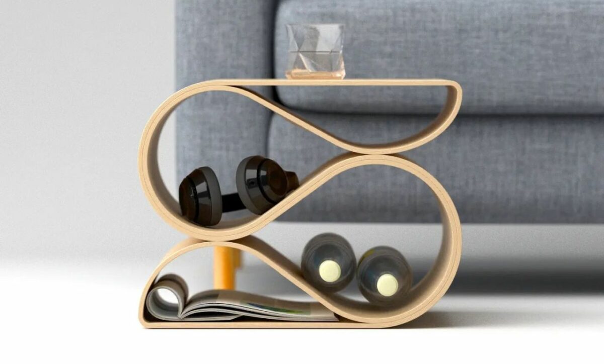 Drop Side Table by Deniz Aktay Adds Functionality to Your Interiors