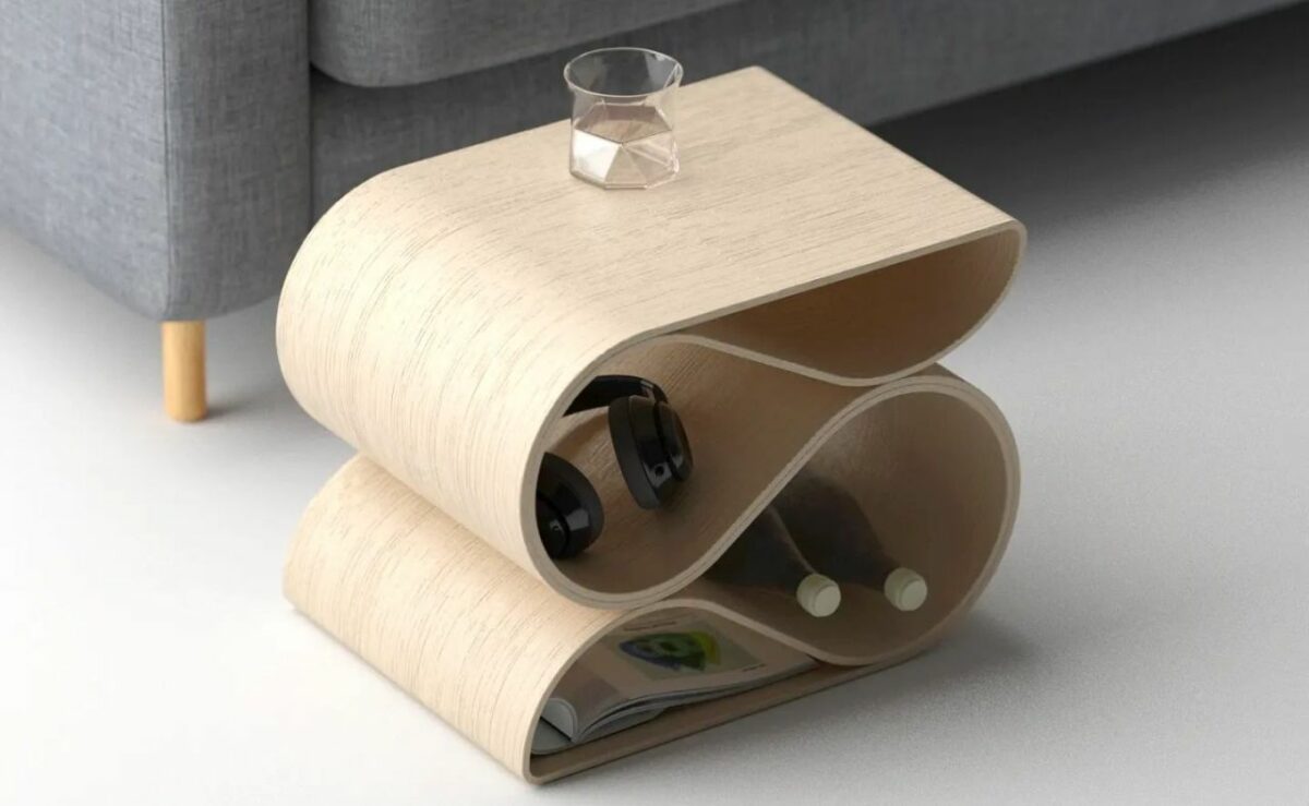 Drop Side Table by Deniz Aktay Adds Functionality to Your Interiors