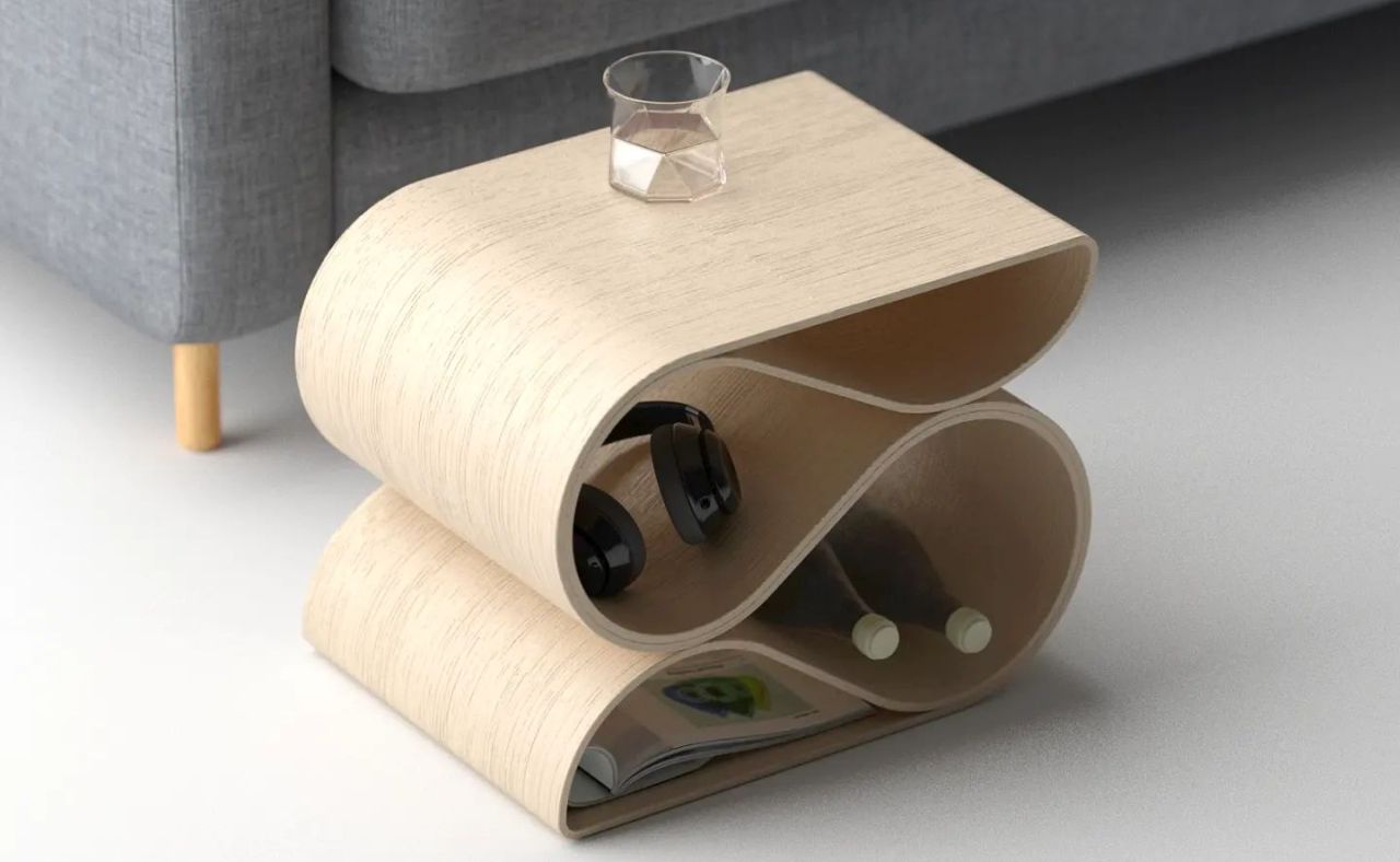 Drop Side Table by Deniz Aktay Adds Functionality to Your Interiors