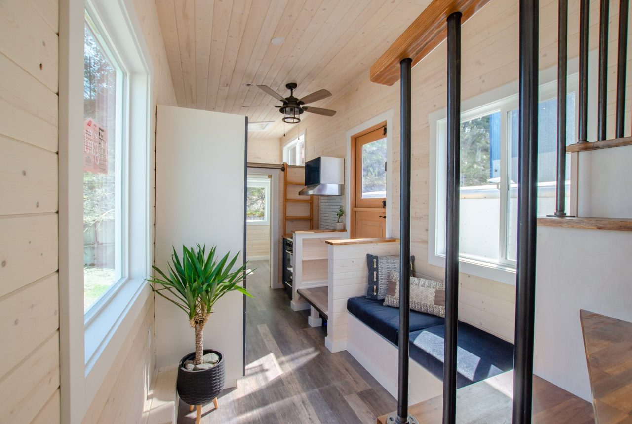 The Burrow is a 3-Bedroom Tiny House With Clawfoot Bathtub