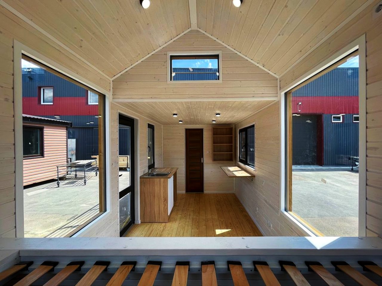 Tiny House N 2 is Airy With Wooden Facade and Big Terrace