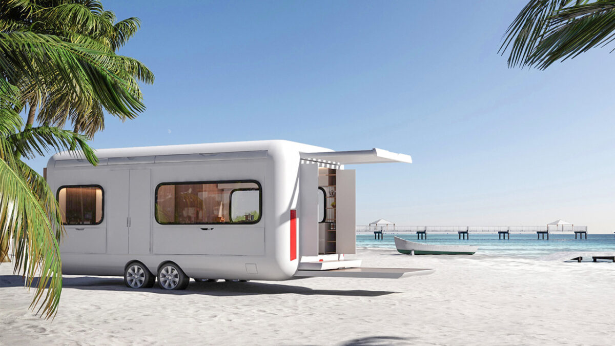 Lusail Caravan is a Luxurious Abode for Beach Camping