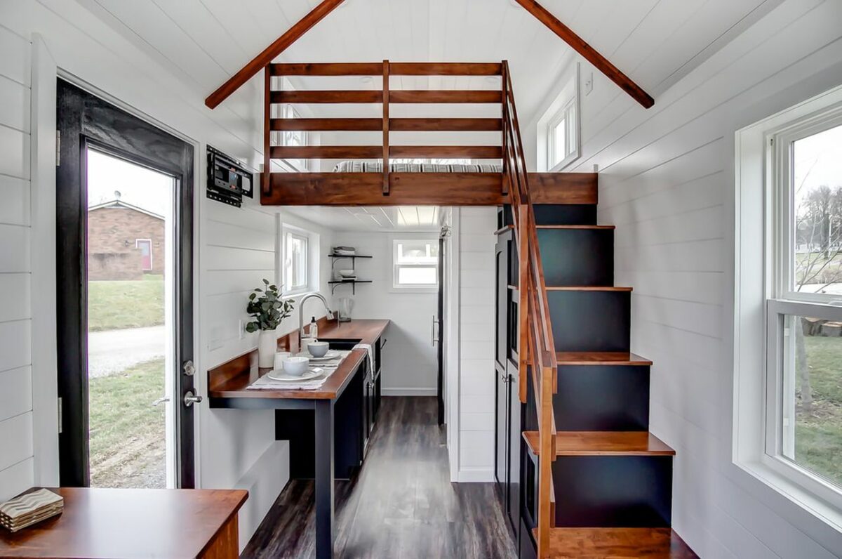 Rocky Tiny House Boosts Space and Comfort With a Clean Design