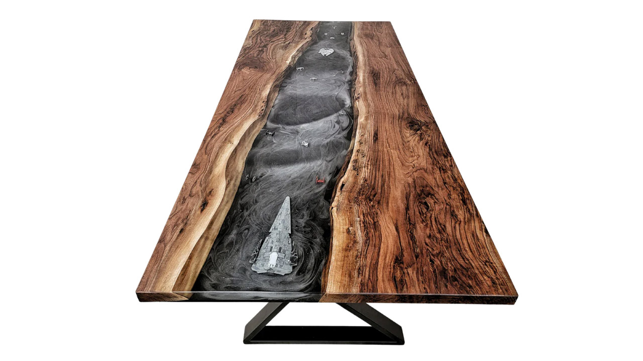 Star Wars Dining Table Immortalizes Epic Battle Scene in Resin