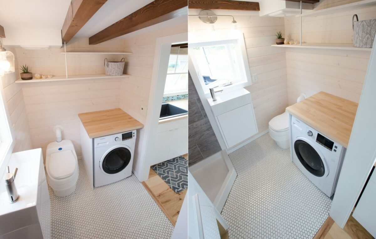 Stellar Jay is Minimalist Tiny House With Skylight That Opens