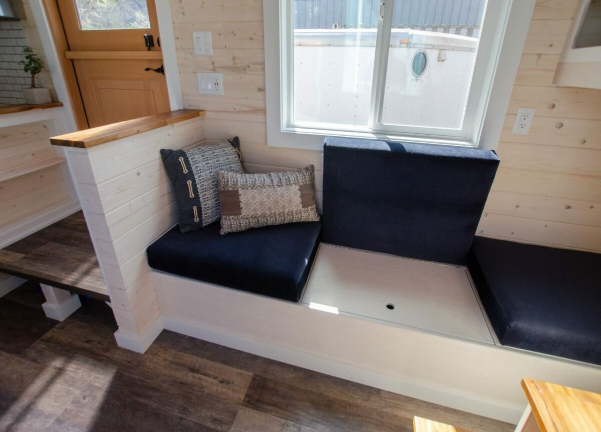The Burrow is a 3-Bedroom Tiny House With Clawfoot Bathtub