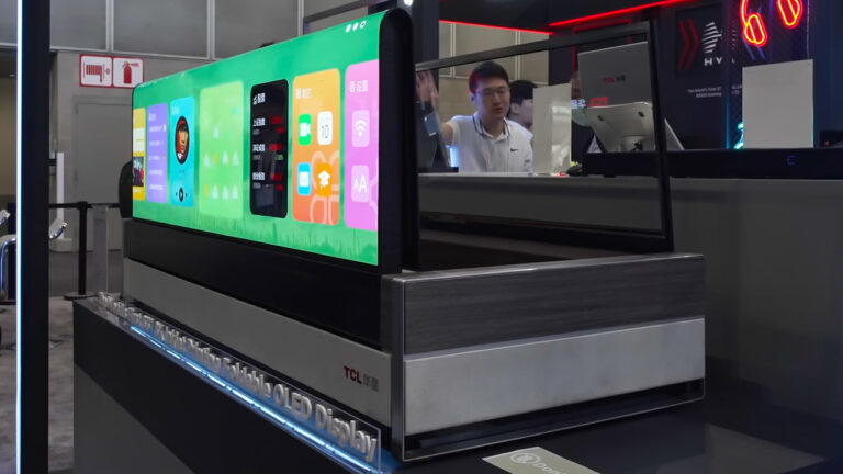 TCL Debuts Largest Folding OLED TV That Transforms Into a Coffee Table ...
