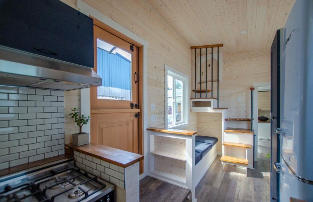 The Burrow is a 3-Bedroom Tiny House With Clawfoot Bathtub