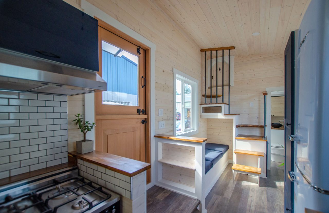 The Burrow is a 3-Bedroom Tiny House With Clawfoot Bathtub