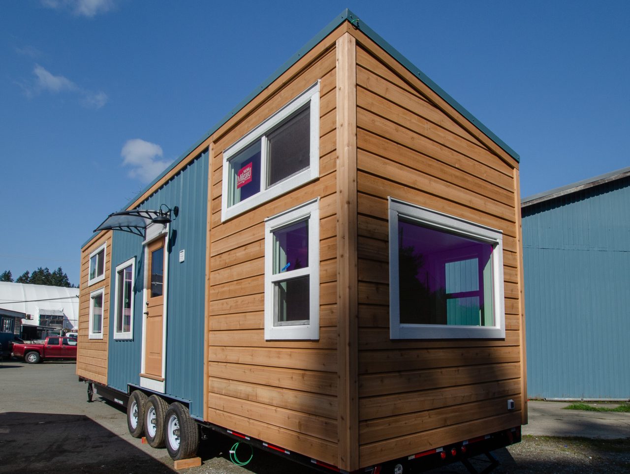 The Burrow is a 3-Bedroom Tiny House With Clawfoot Bathtub