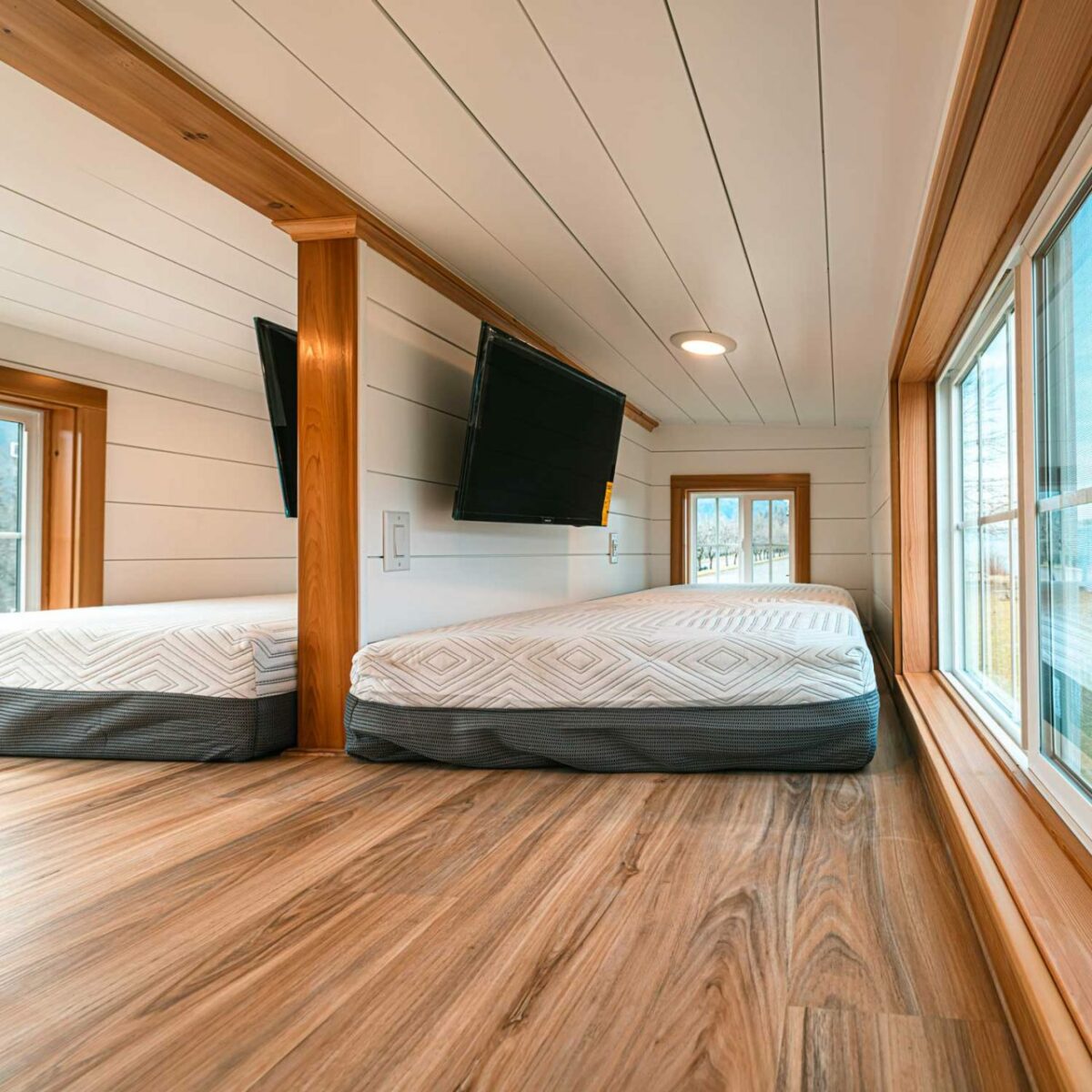 The Heritage Tiny House is Sui Generis With Split Loft Design