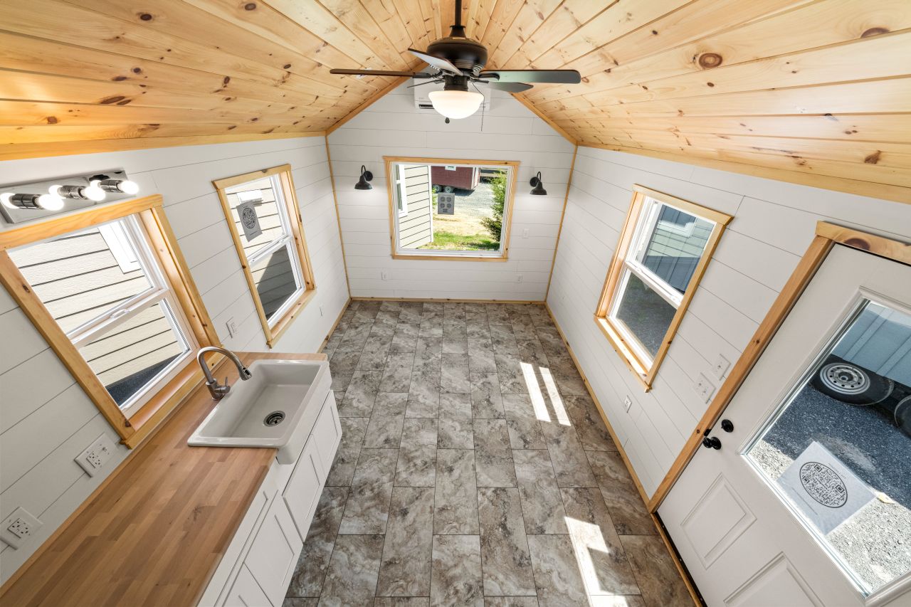 Light-Filled Lexington Tiny House Features a Double Dormer