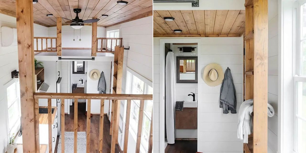 Pingora Tiny House in Tennessee Features a Reverse Loft Design