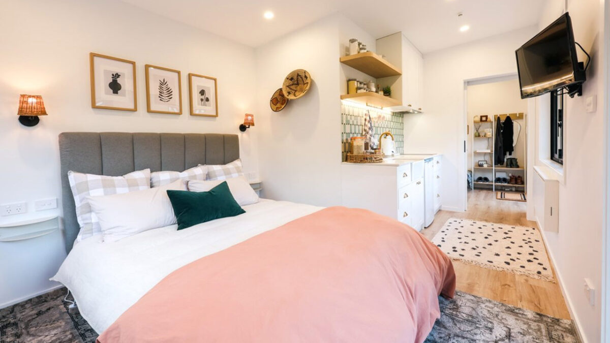 This Tiny Home With Magical Glasshouse Dining Room Allows Pets