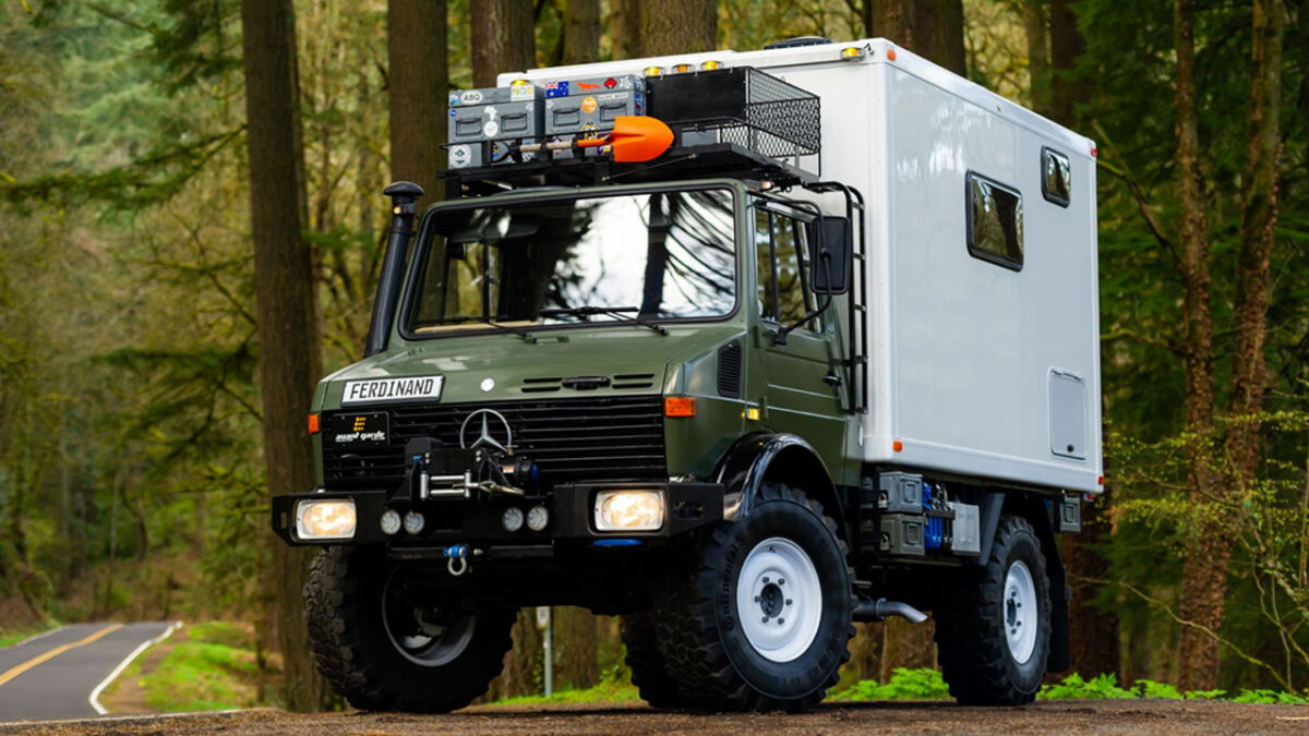 Mercedes-Benz Unimog U1300L Converted into Off-Road Camper