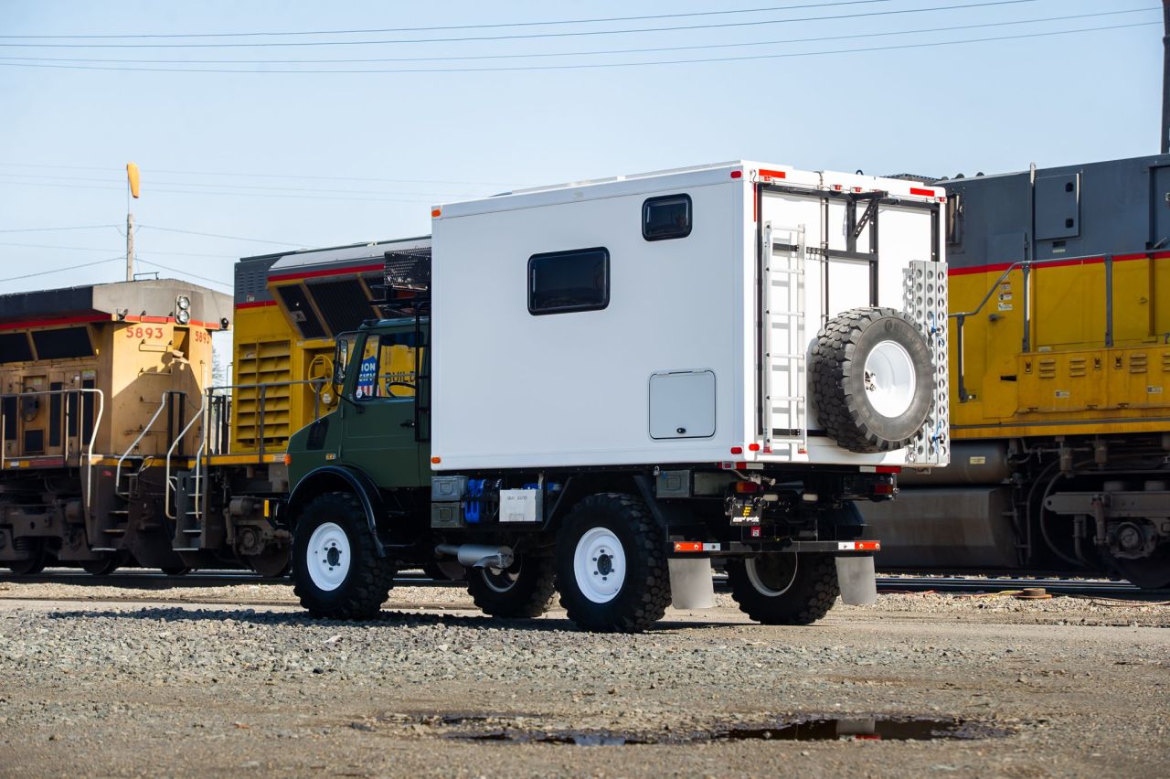 Mercedes-Benz Unimog U1300L Converted into Off-Road Camper