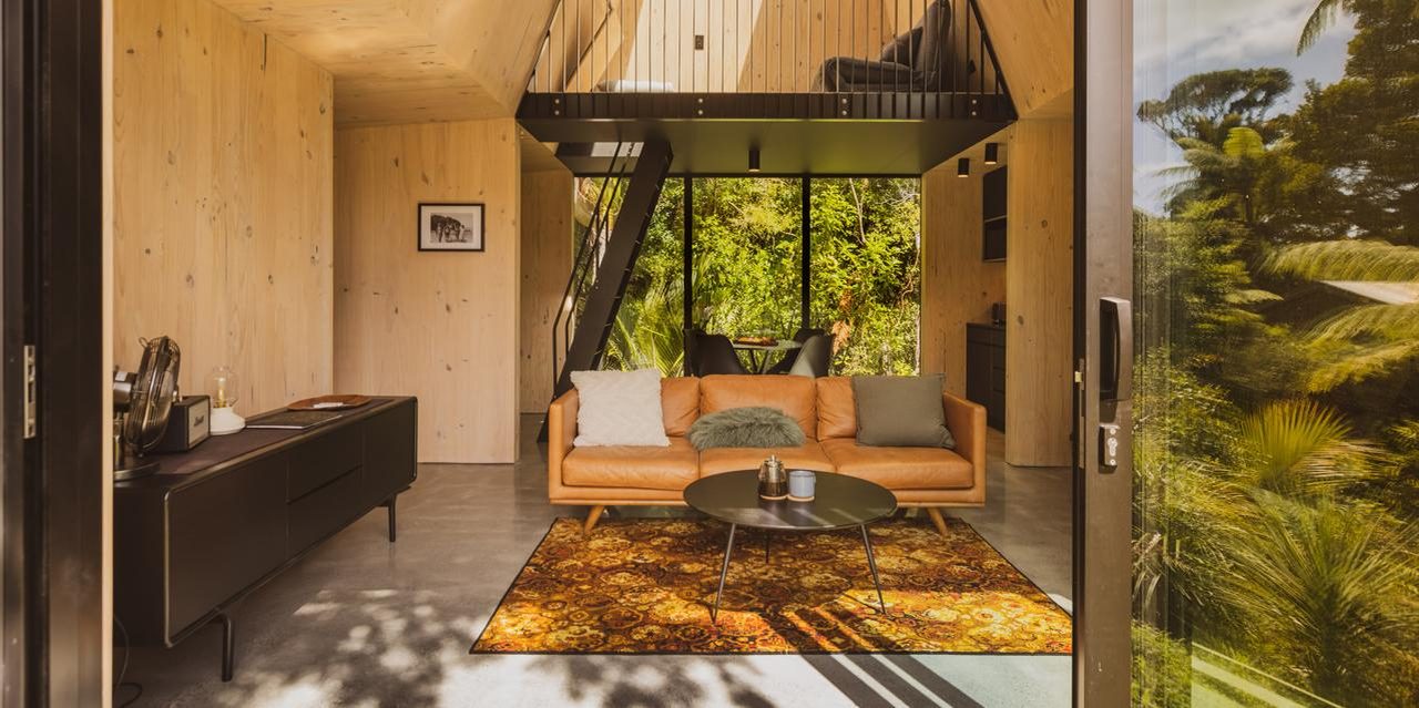 BIV Punakaiki Cabin in the Woods is an Architectural Gem
