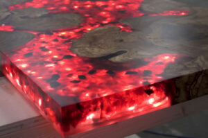 How to Make a Flowing Lava River Gaming Desk
