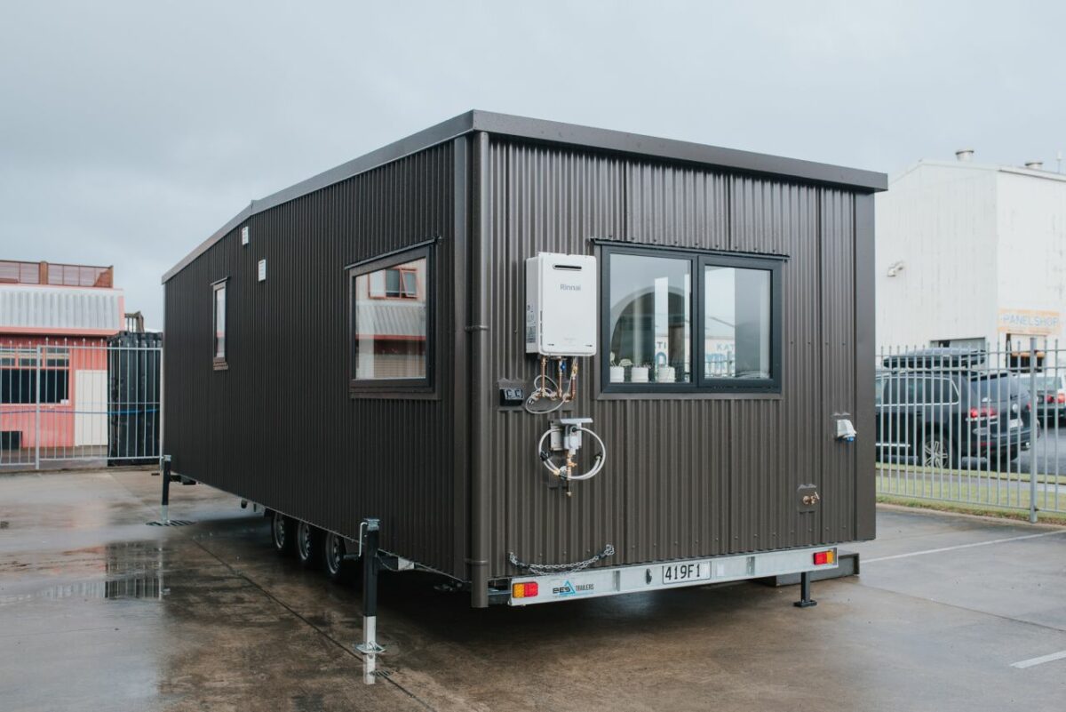 Glider Tiny House has a Well-Designed Kitchen for Gourmet Meals