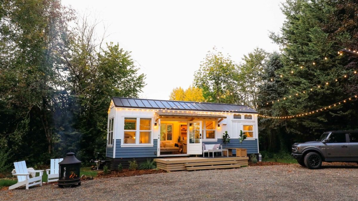 Hideaway Tiny House is Whimsical Dwelling in the Woods