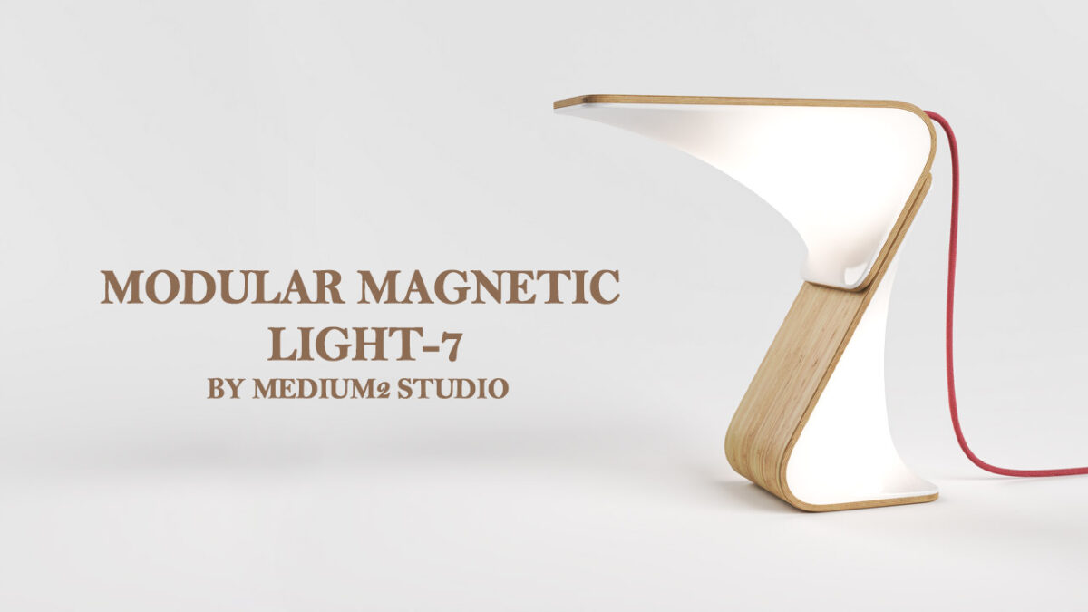 Light-7 is a Modular Magnetic Lamp to Enhance Ambiance