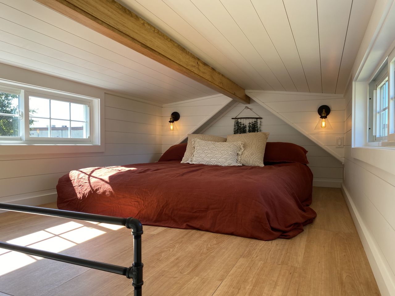 Marietta Tiny House Featuring a Mudroom and Dual Lofts