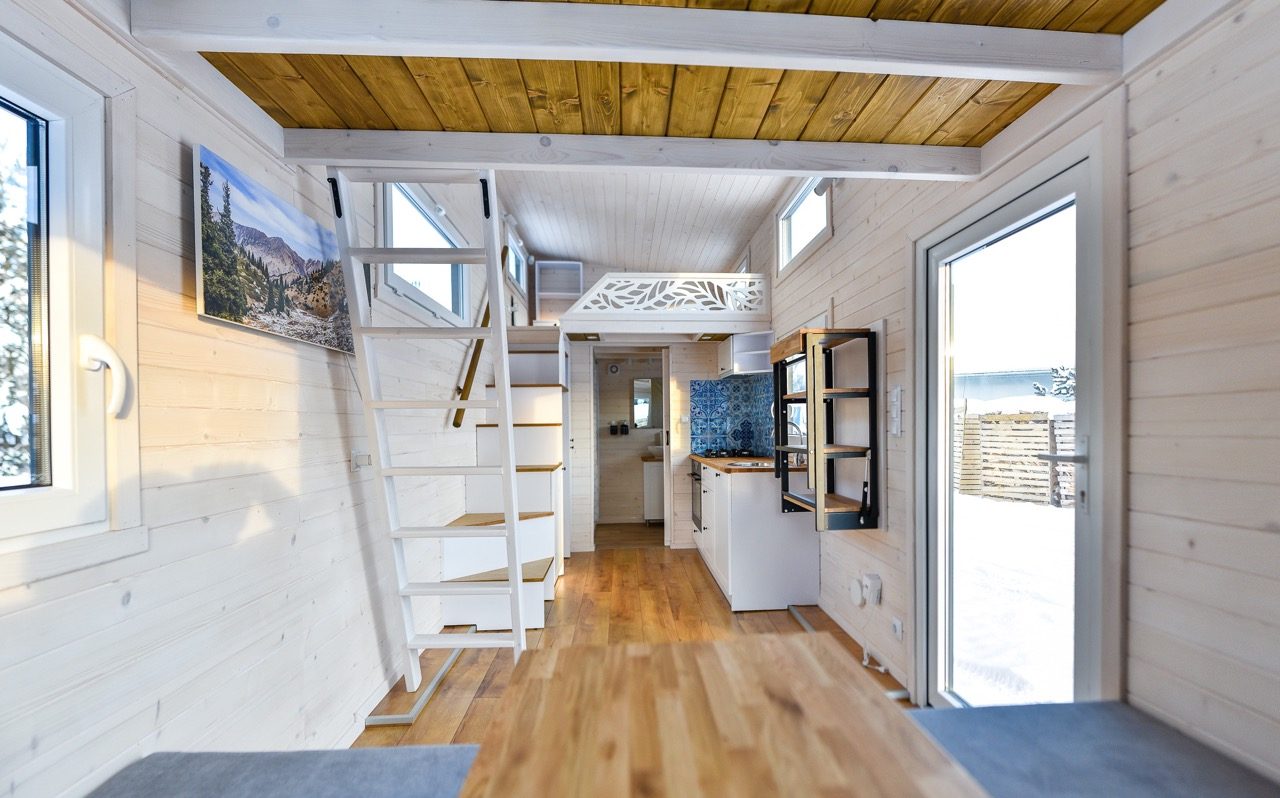 Tiny House With 2 Sleeping Lofts to Sleep 6 is Vagabond’s Haven