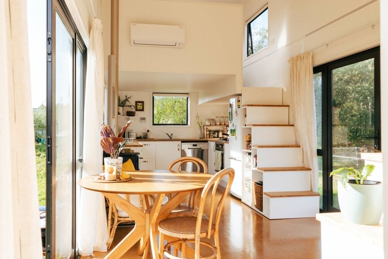 The Ruru Is A Spacious Tiny House With An Upstairs Lounge
