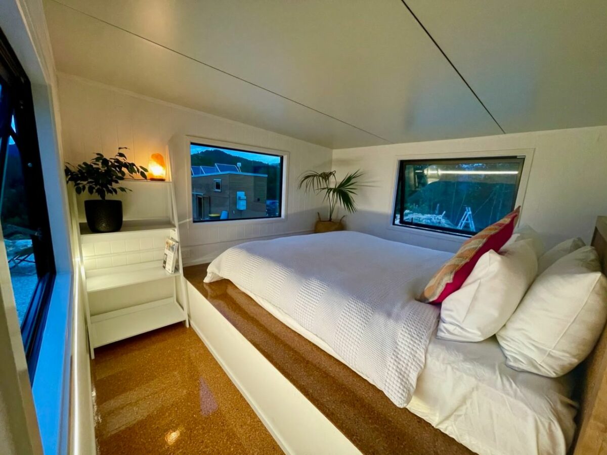 The Ruru Is A Spacious Tiny House With An Upstairs Lounge