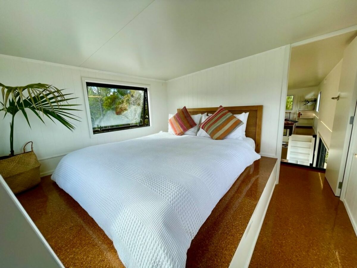 The Ruru Is A Spacious Tiny House With An Upstairs Lounge