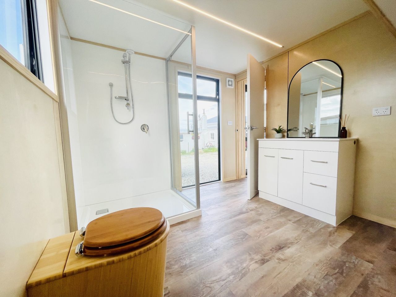 The Ruru Is A Spacious Tiny House With An Upstairs Lounge