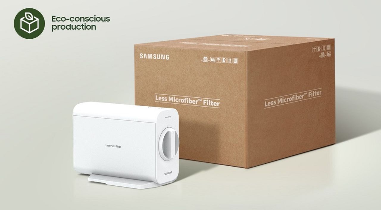 Samsung Unveils Less Microfiber Filter to Fight Laundry Plastics