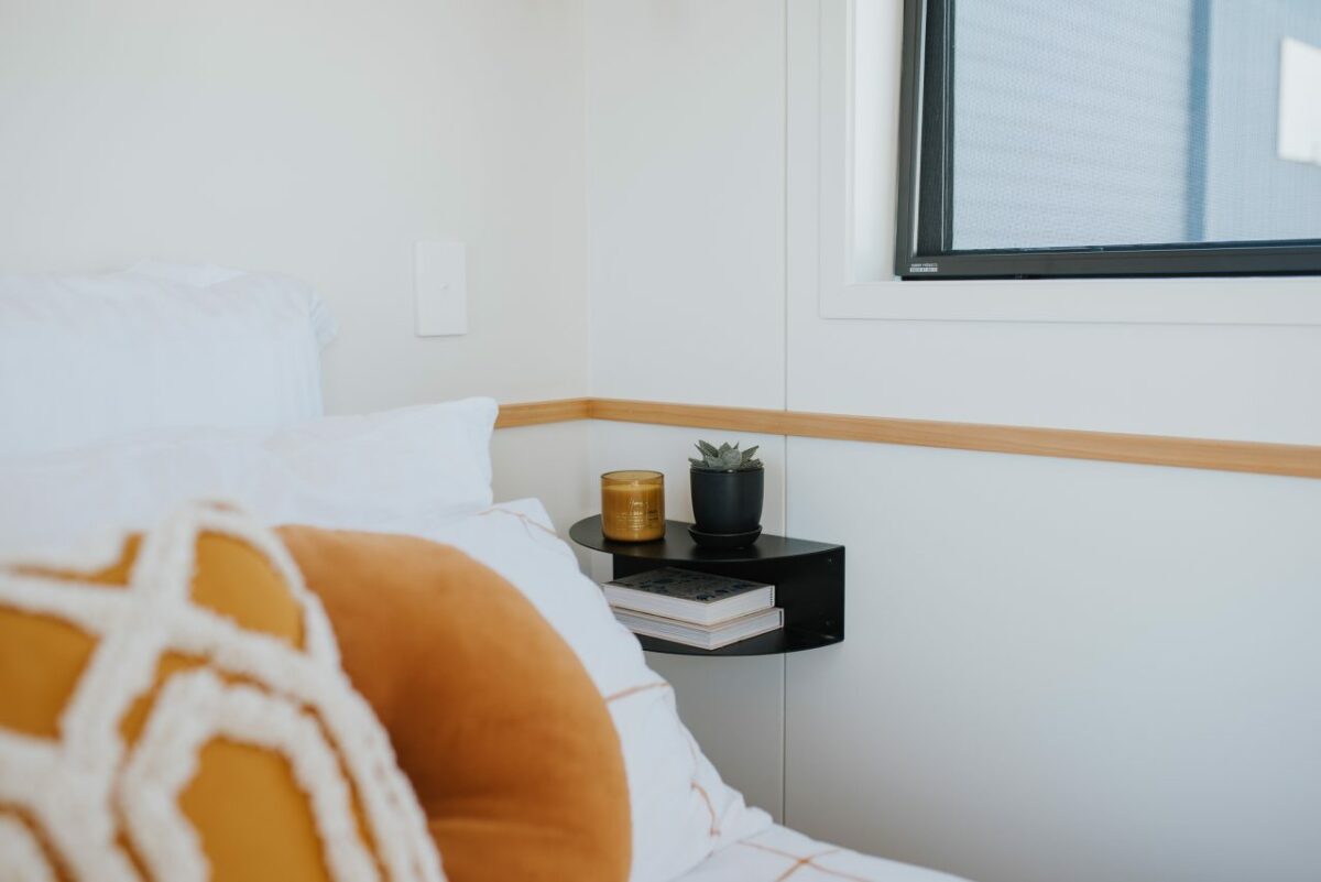 Tadpole Tiny House by Build Tiny Features an Unusual Layout