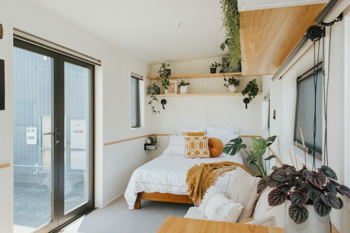 Tadpole Tiny House by Build Tiny Features an Unusual Layout