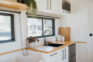 Tadpole Tiny House by Build Tiny Features an Unusual Layout