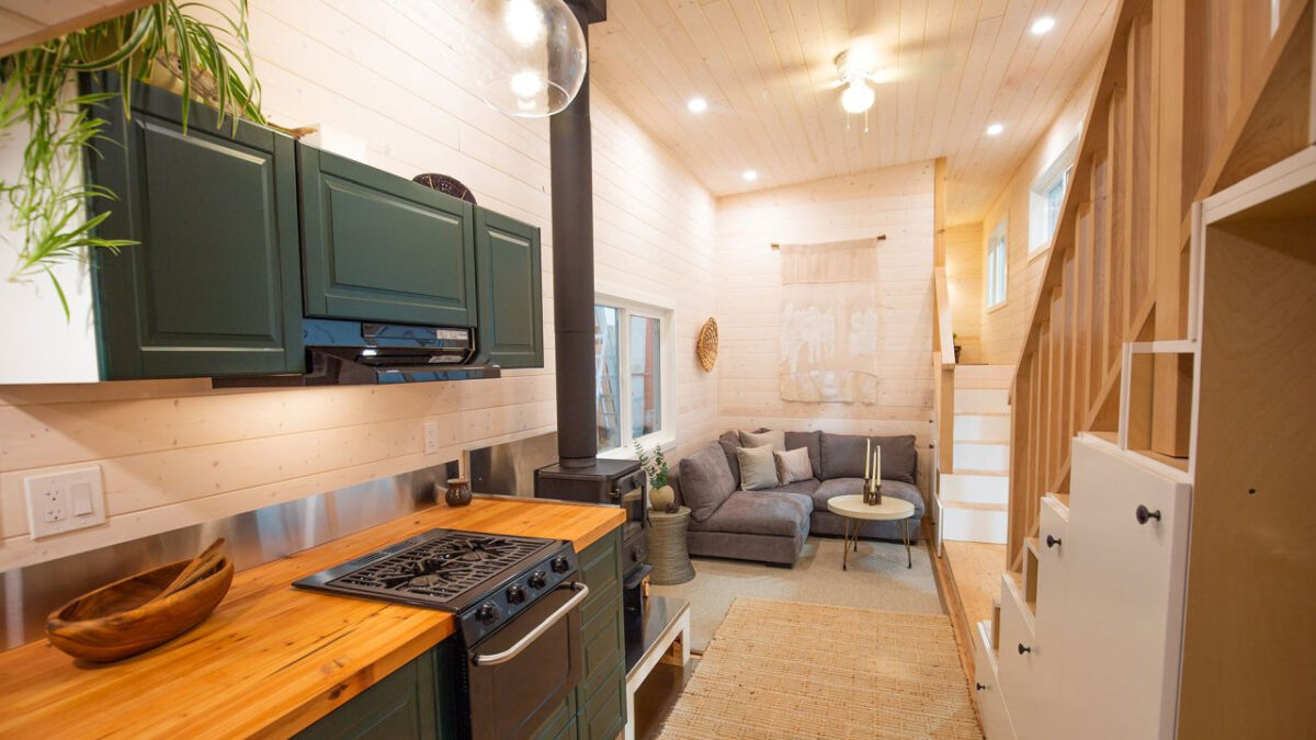Solaris Tiny House Features Gourmet Kitchen, Spacious Bathroom