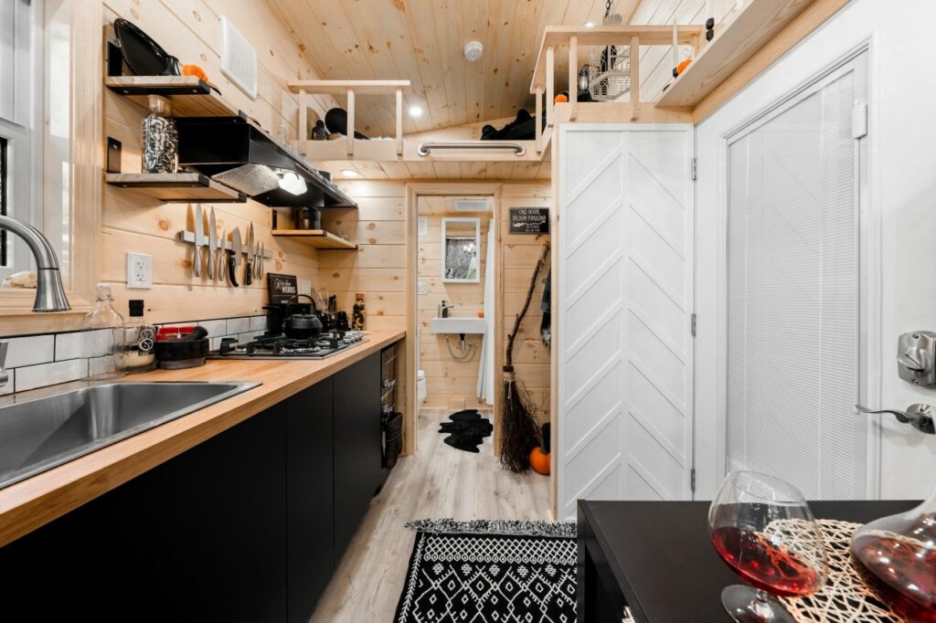 Halloween-Themed Tiny House Will Make Your Blood Run Cold