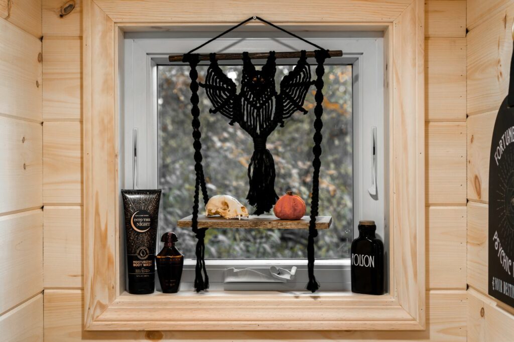 Halloween-Themed Tiny House Will Make Your Blood Run Cold