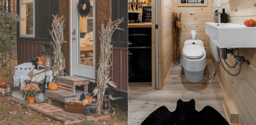 Halloween-Themed Tiny House Will Make Your Blood Run Cold
