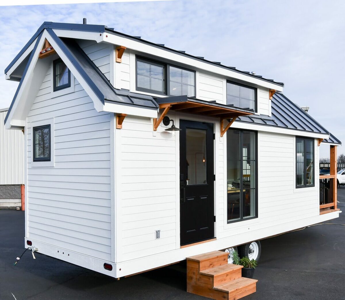 Villa Mini Tiny House Expands Living Space With Stunning Porch