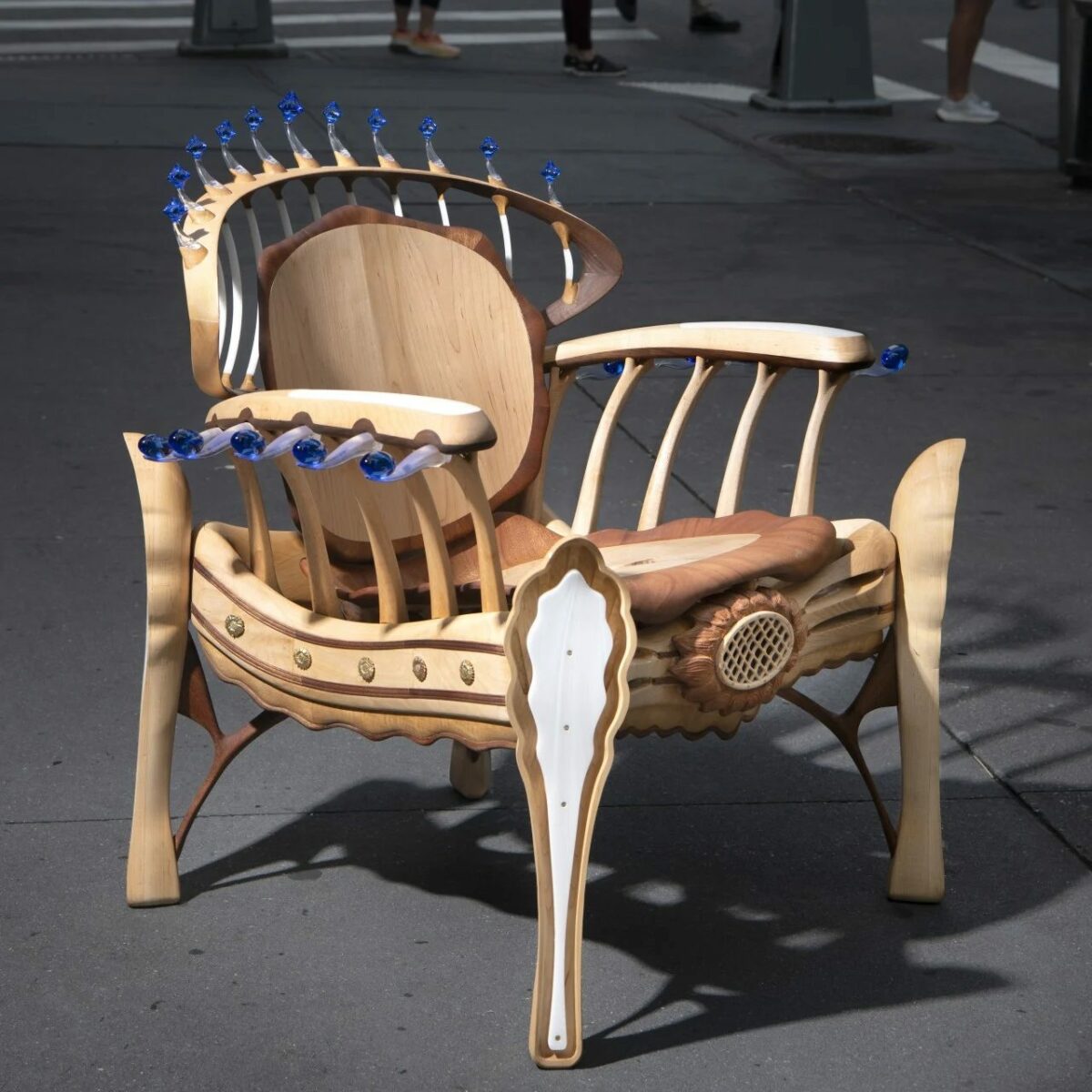 Cosmos Chair is Flamboyant Throne for the Queen of the Universe