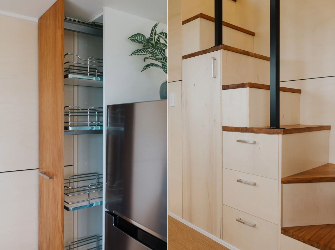 Cherry Picker Tiny House With Large Loft Feels Open & Spacious