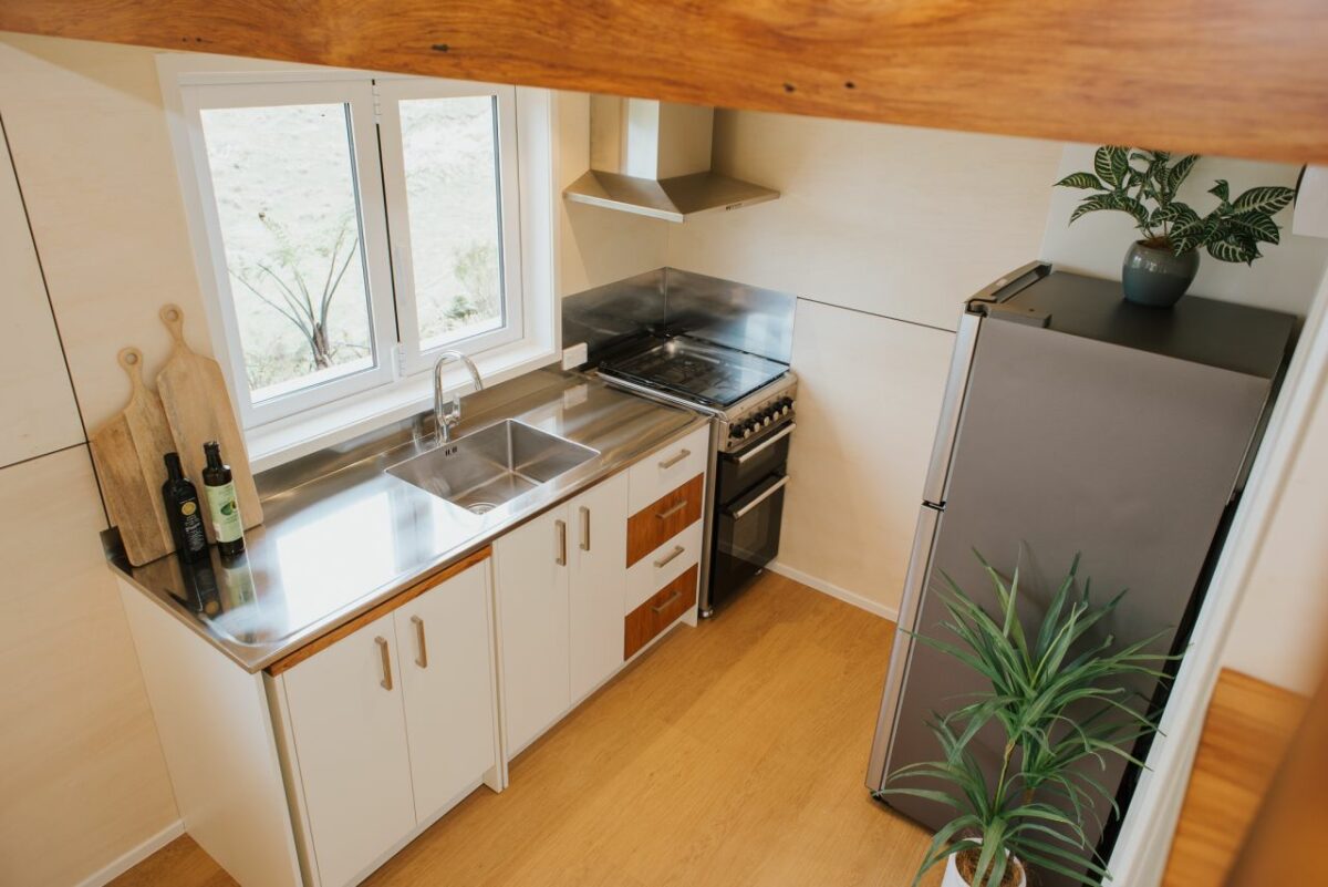 Cherry Picker Tiny House With Large Loft Feels Open & Spacious