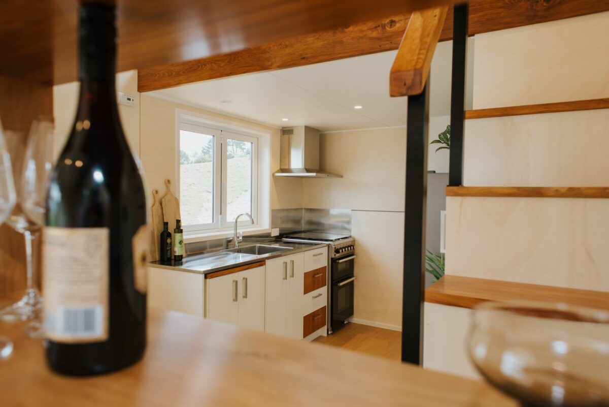 Cherry Picker Tiny House With Large Loft Feels Open & Spacious